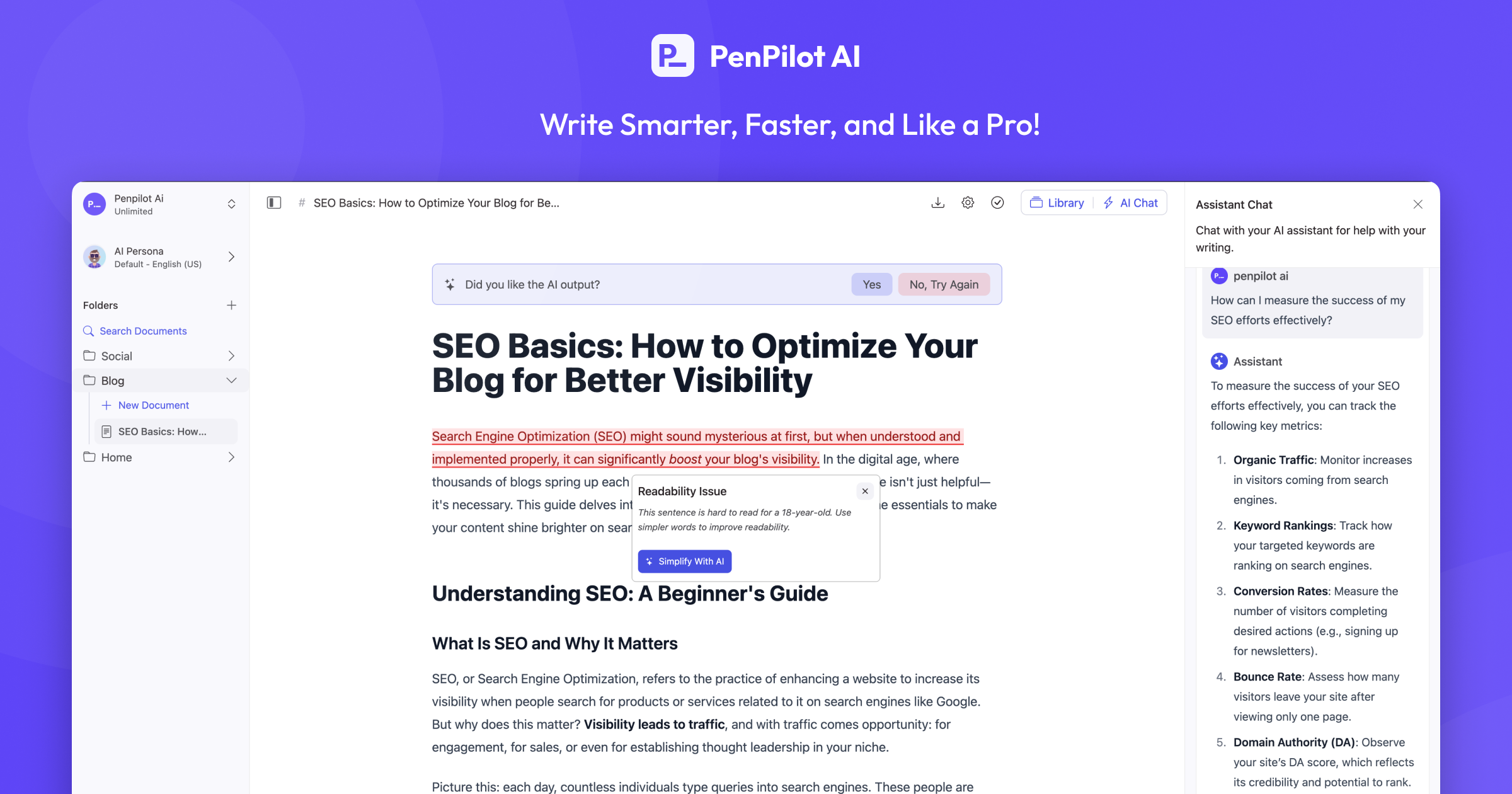 PenPilot AI — Create new account
